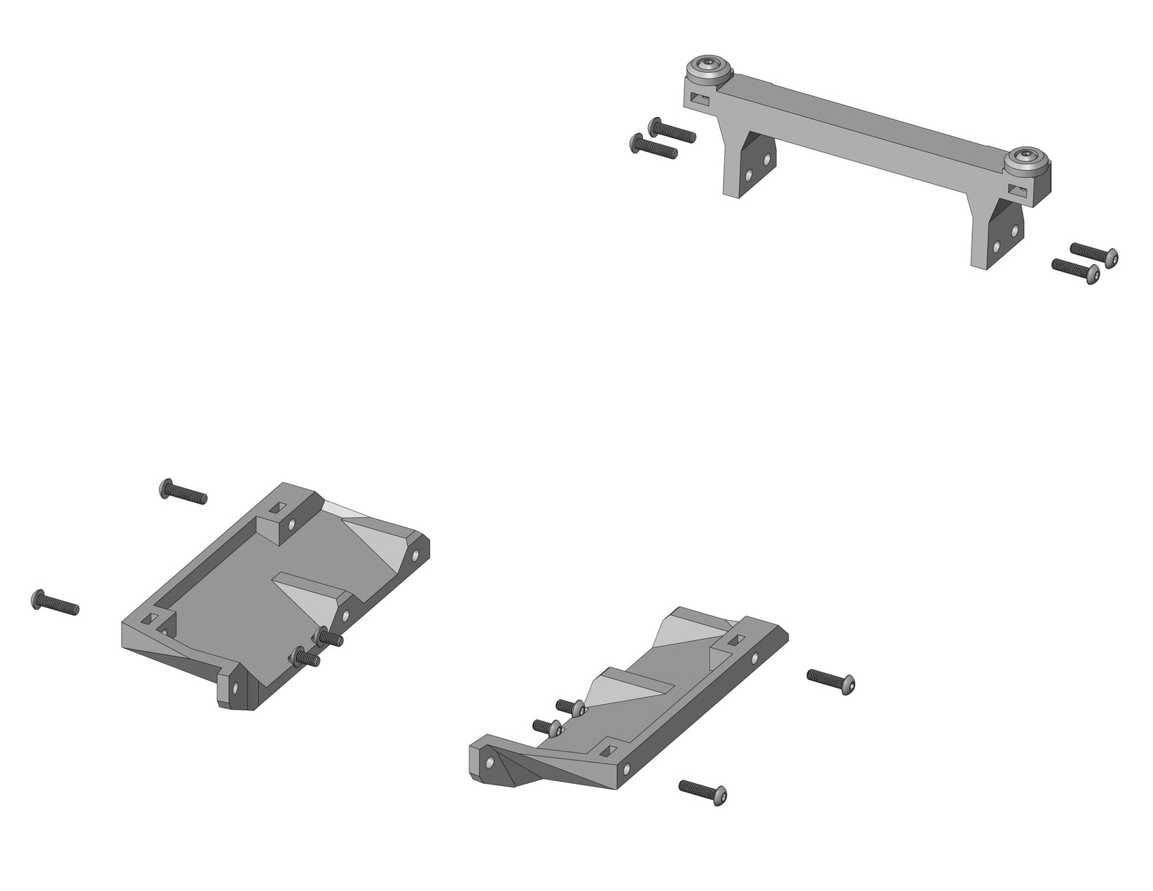 ShrinkRC Body Mounts for Tamiya F350